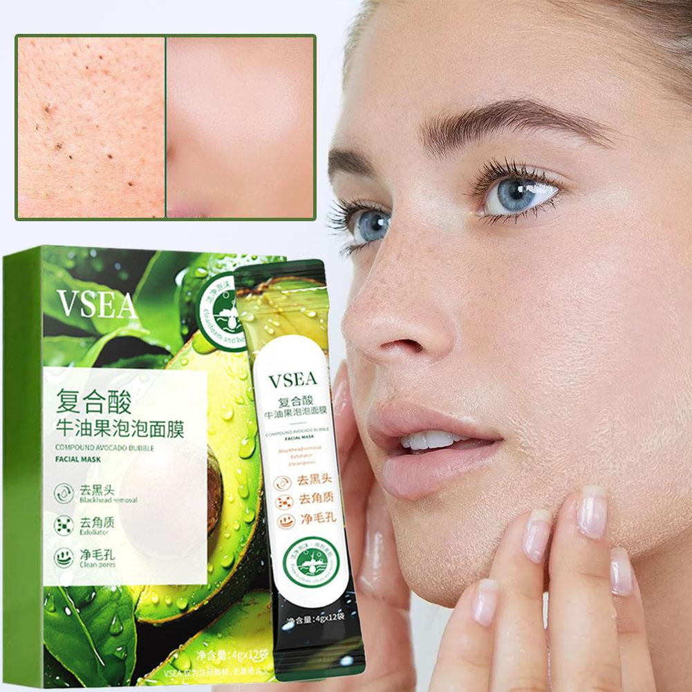 ActiveGlam Avocado Bubble Mask Acid Skin Cleansing Bubble Facial Foam ...