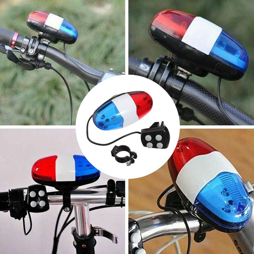ActiveGlam Bicycle 6 Flashing LED 4 Sounds Police Siren Trumpet Bike ...