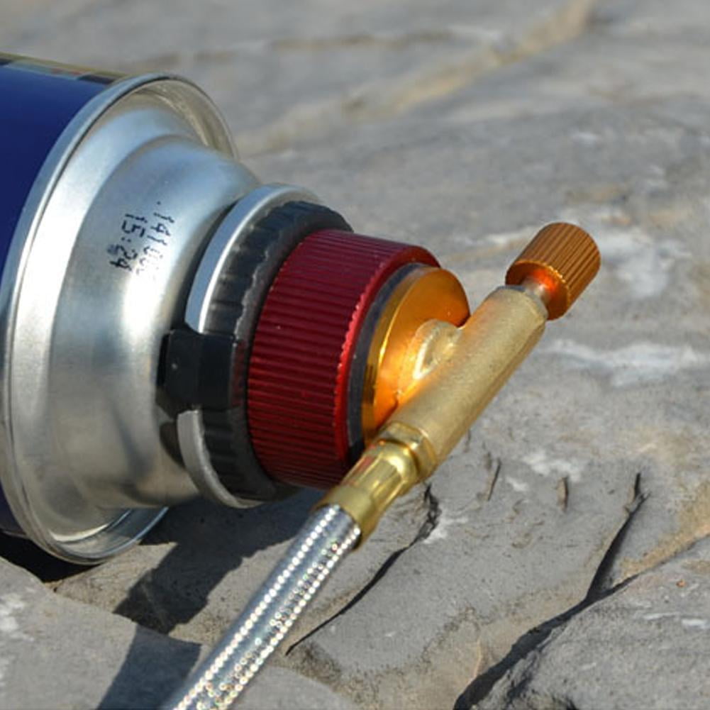 ActiveGlam Camping Stove Butane Gas Metal Adapters Convert Fuel Tanks ...