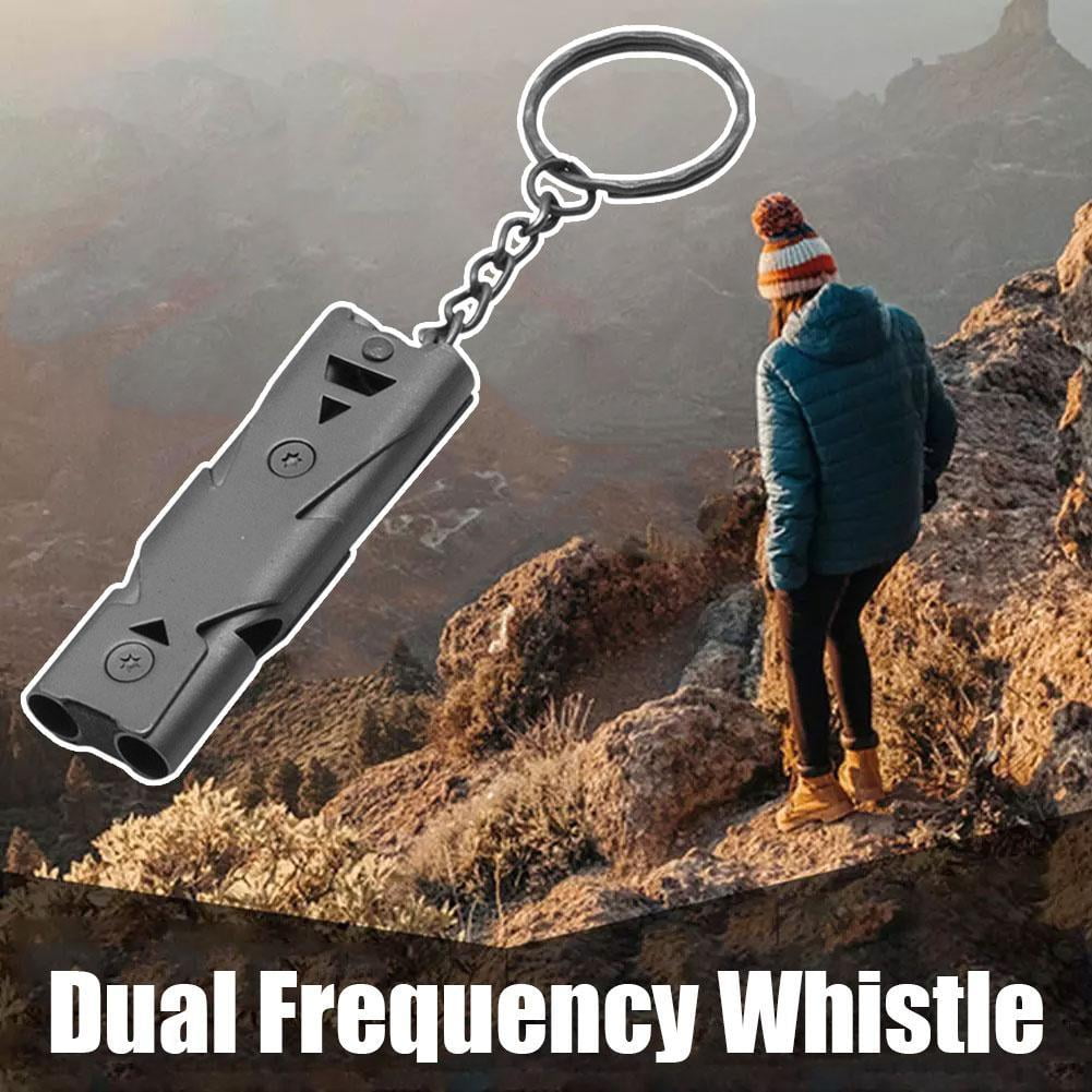 ActiveGlam Corrosion Resistant Dual Tube Whistle with Wide Frequency ...