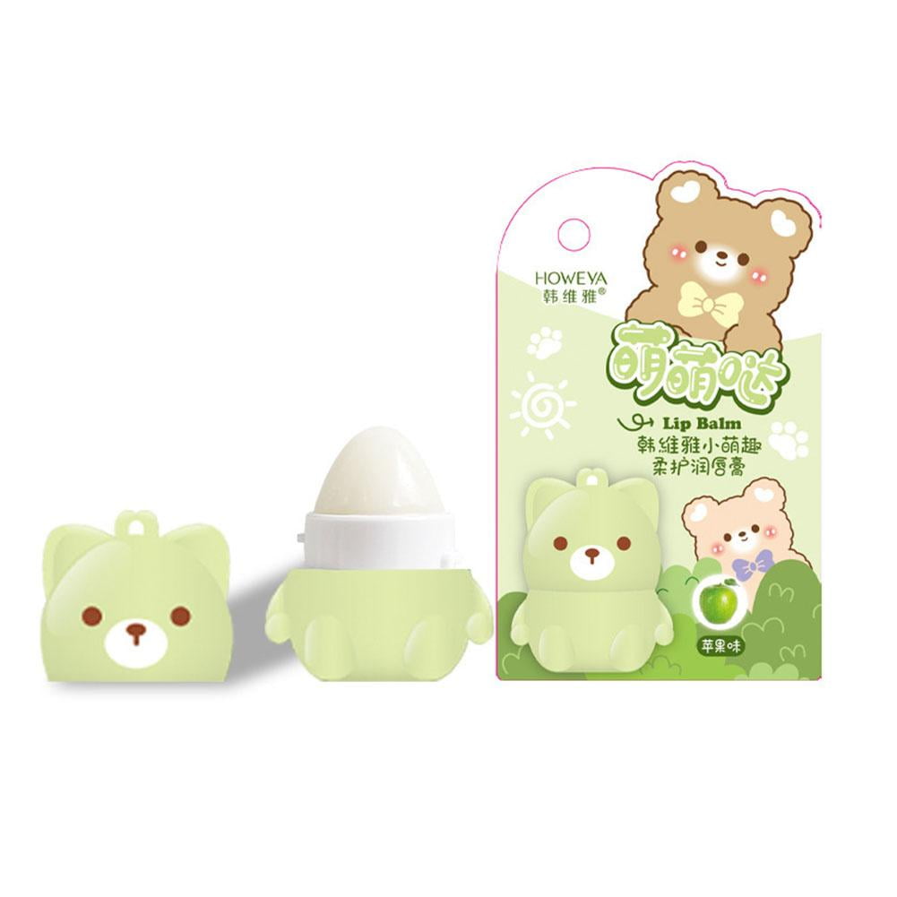 ActiveGlam Cute Little Bear Lip Balm Keychain Moisturizing chapping ...