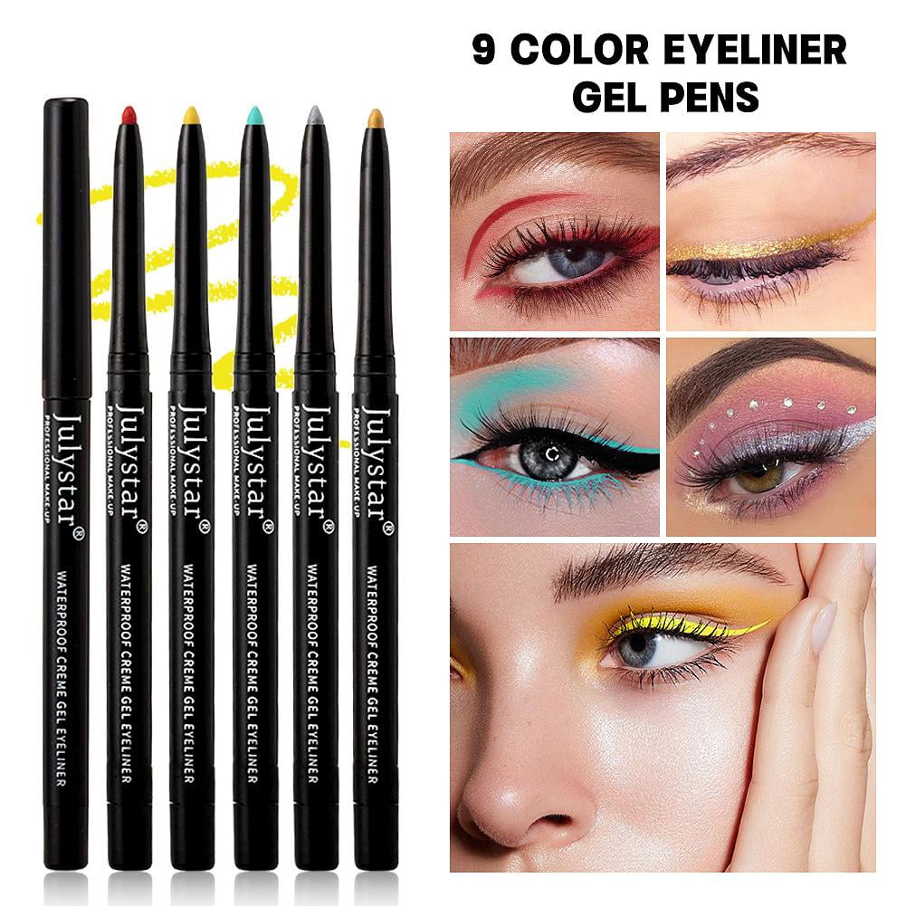 ActiveGlam EYELINER Pencil Eye Liner Gel Pens Long Lasting Waterpoof ...
