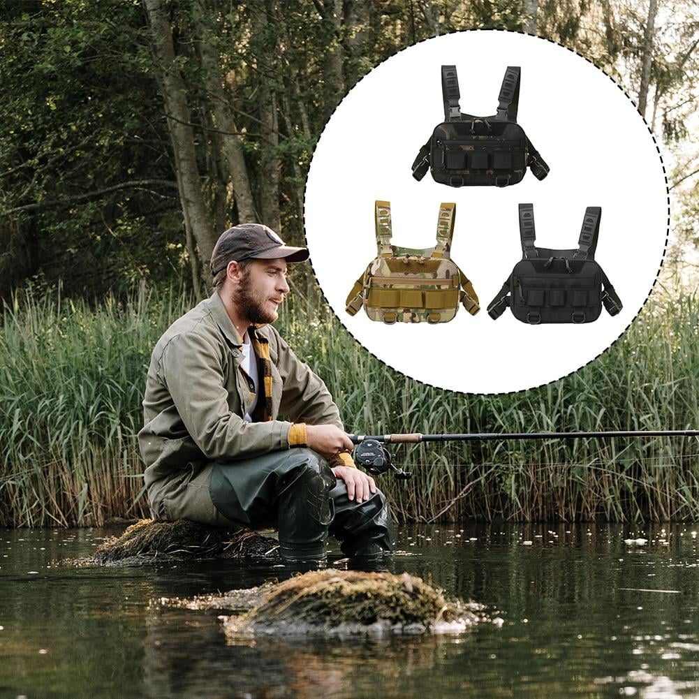 ActiveGlam Fishing Bag Fishing Chest Bag Men Tactical Bags Waterproof ...