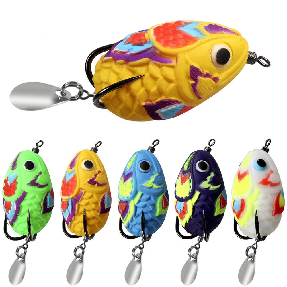 ActiveGlam Frog Fishing Lures 45CM Sile Bait Water Soft Plastic Frog ...