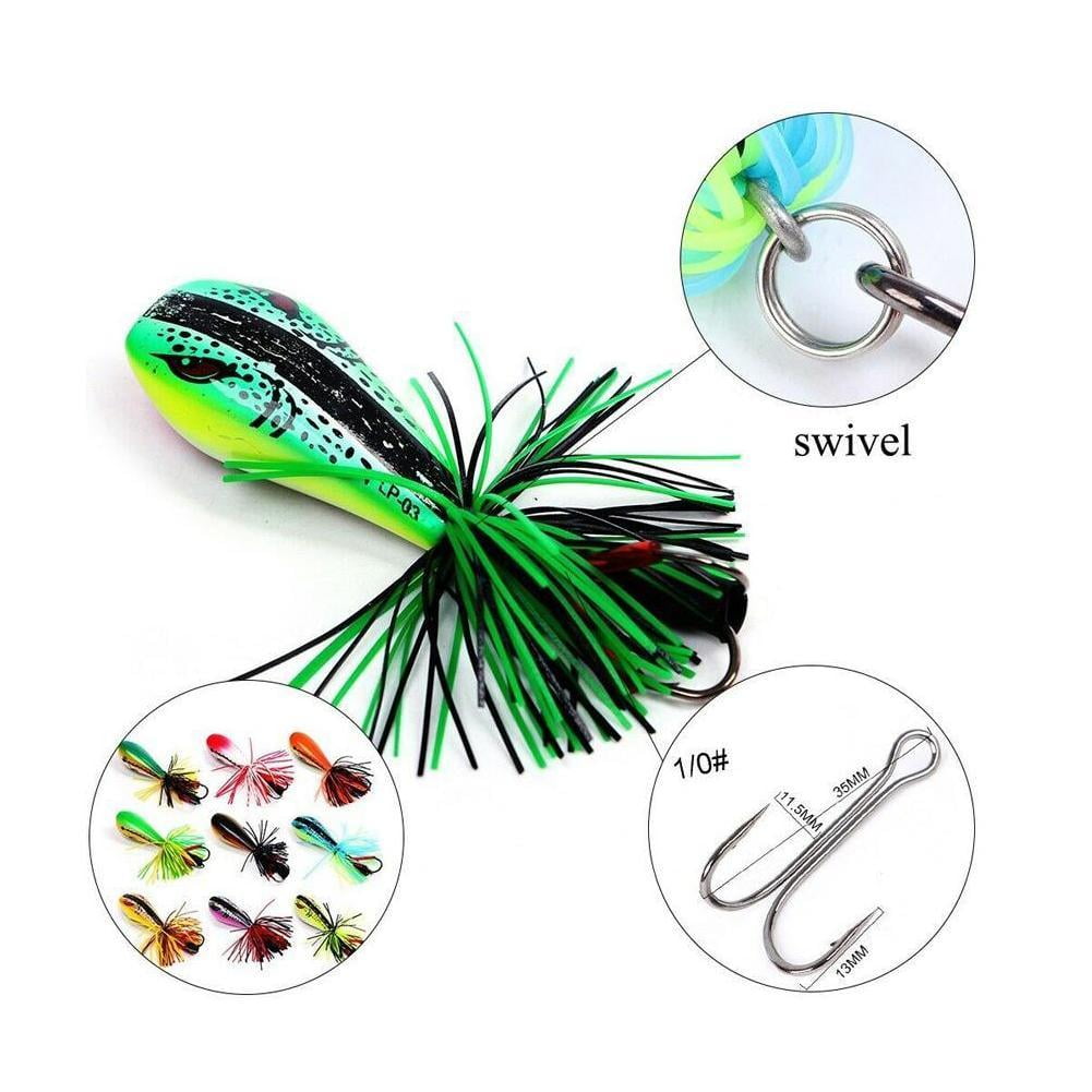 ActiveGlam Jumping Frog Lure Lure 90mm 10g Double Strong Jump Z8Z7 Hook ...