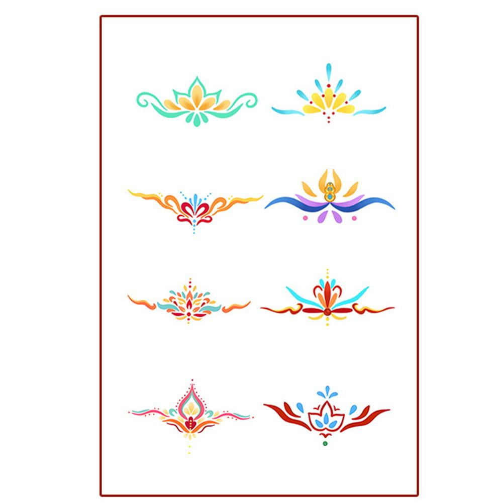 ActiveGlam Kid Face Temporary Tattoos Stickers New Year Forehead Makeup ...