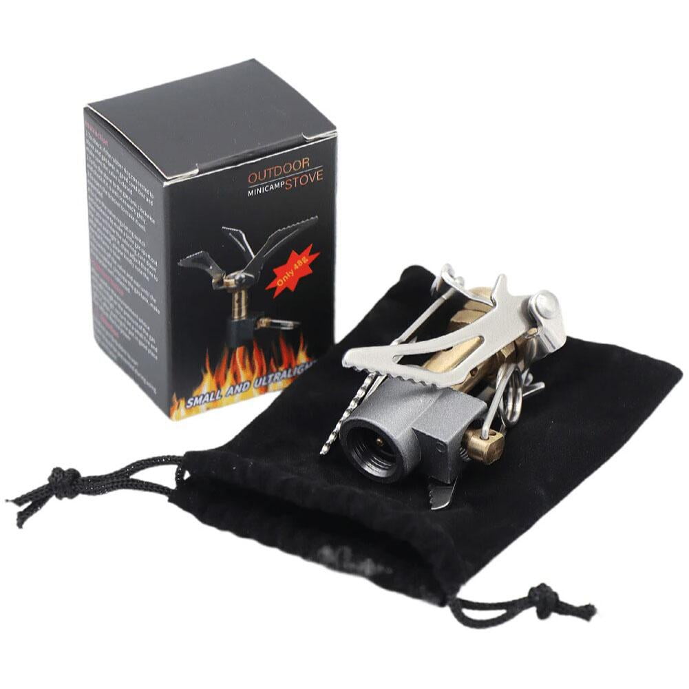 ActiveGlam Mini Pocket Stove Outdoor Camping Gas Burner Picnic ...