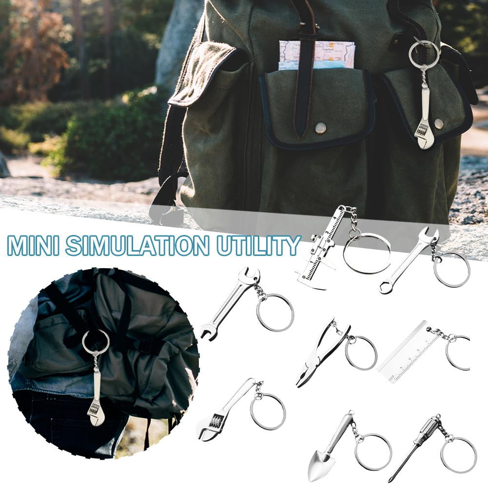 ActiveGlam Practical Gift Mini Repair Tool Man Tools Keychain Metal DIY ...