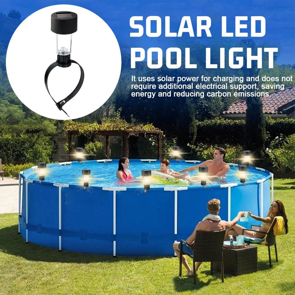 ActiveGlam Solar Pool Lights for Grod PoolsPool Accories for Frame Pool Dection Waterproof LED ...