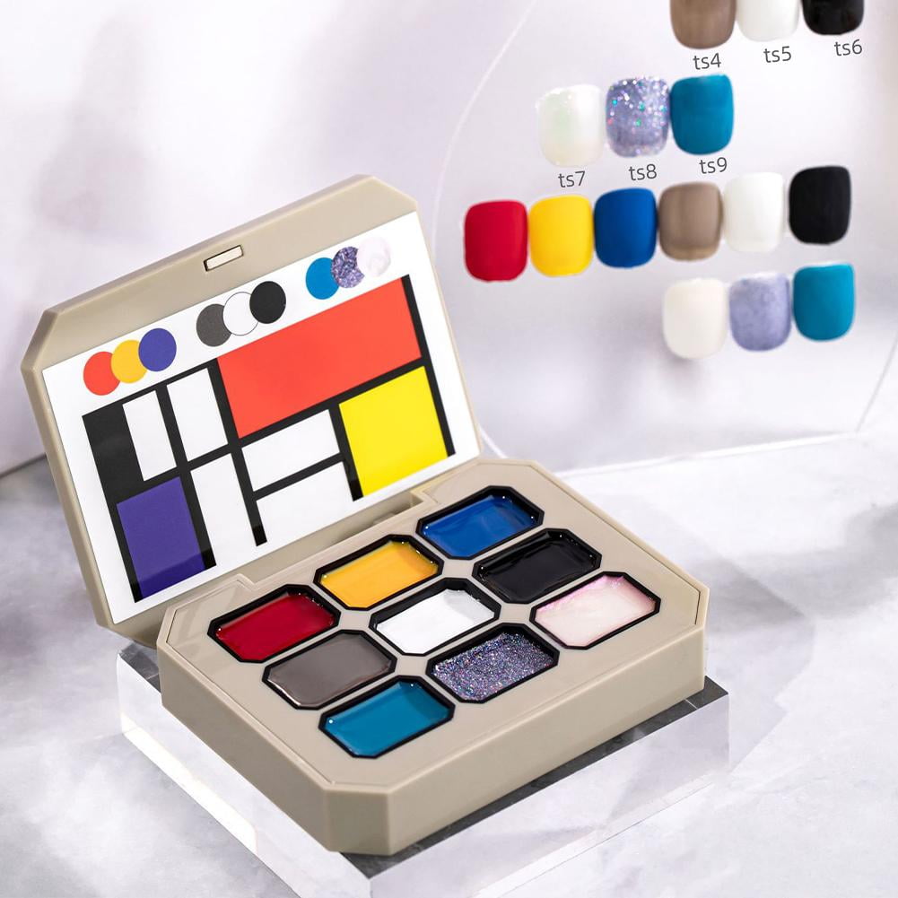 ActiveGlam Solid Nail Gel Palette Mud Painting Spring Summer Color For ...