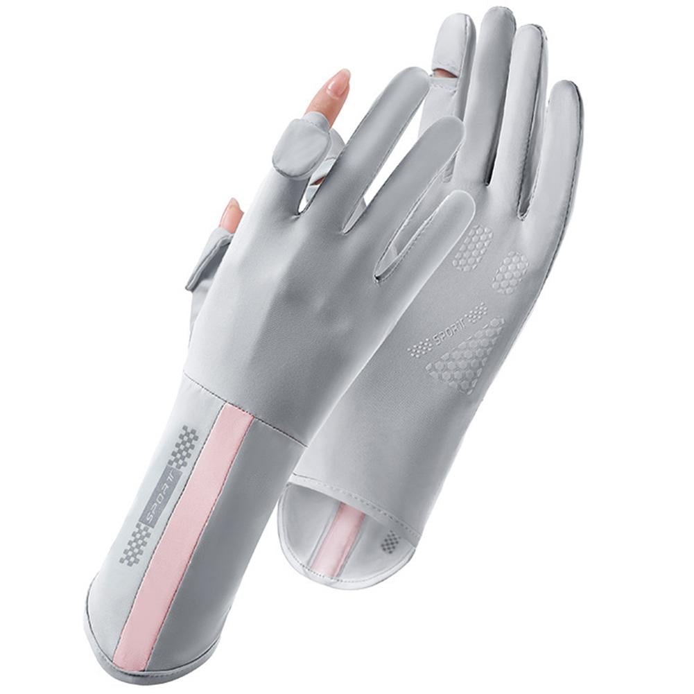 ActiveGlam UV Protection Gloves Driving Gloves Women Full Finger UV ...