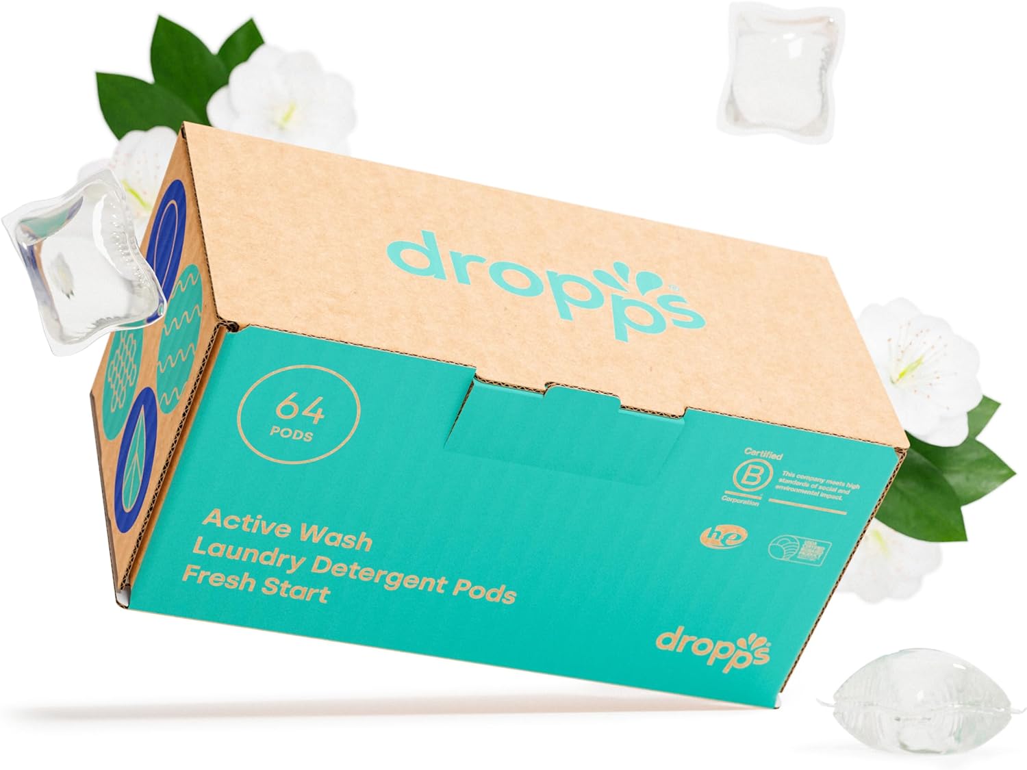 Activewear Biobased Power Laundry Detergent Pods, Crisp Breeze (64 ...