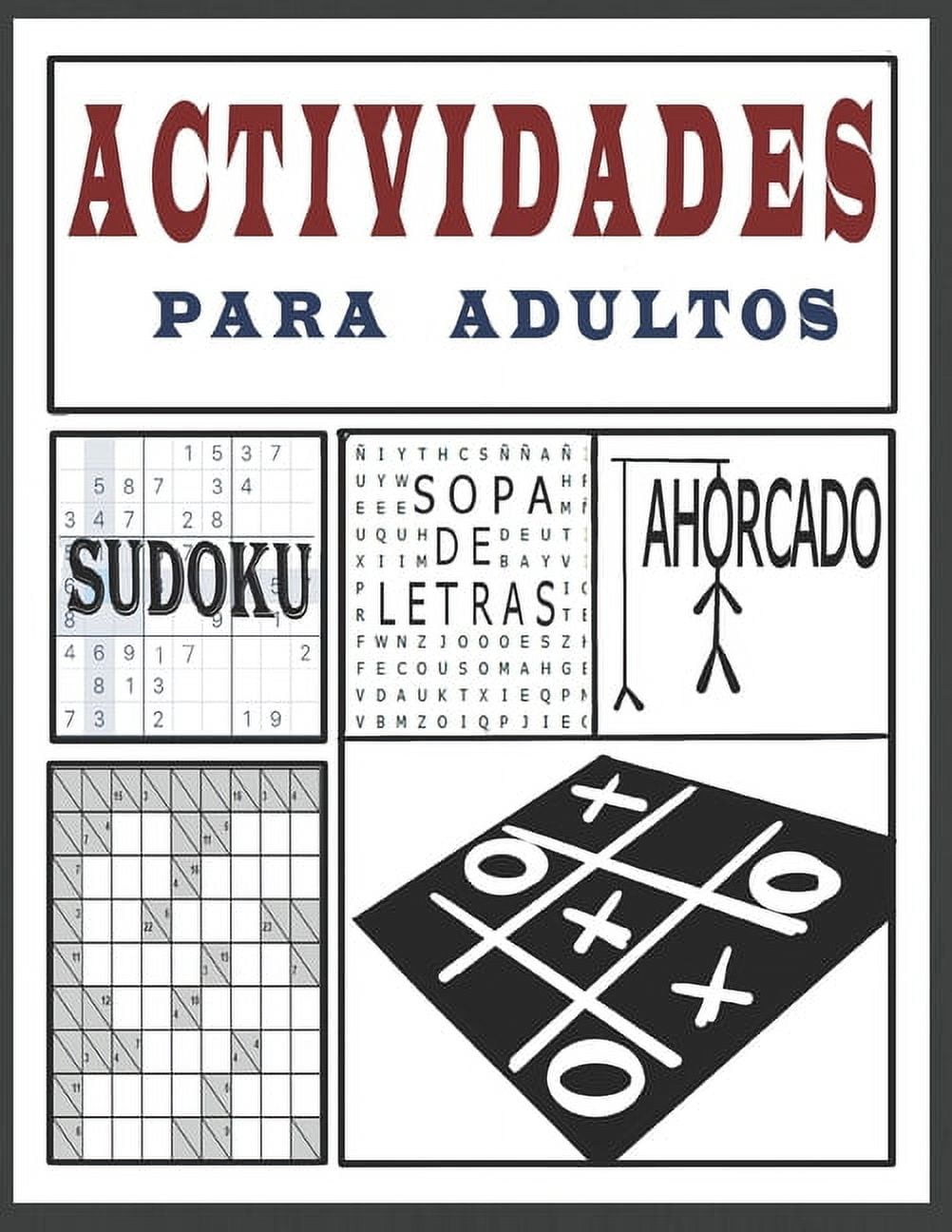 Actividades para Adultos - Sopa de Letras, Sudoku, Ahorcado: M?s de 250 ...