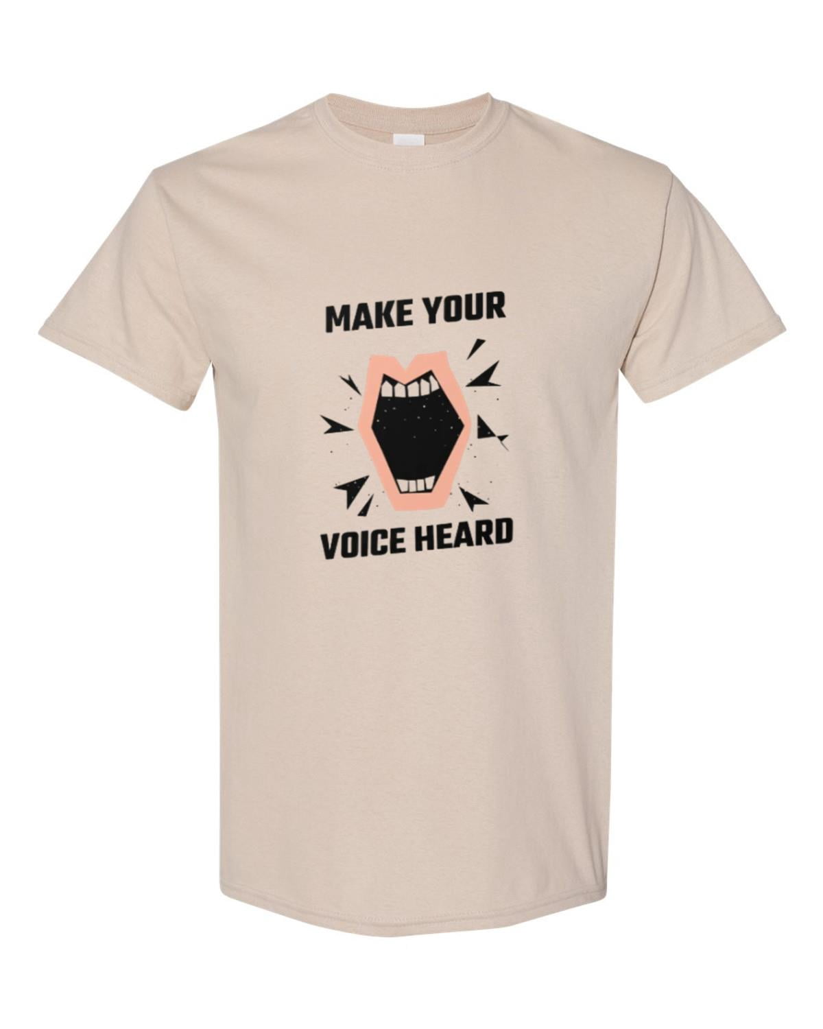 Activist Vibes Make Your Voice Heard T-Shirt for Expression, for men ...