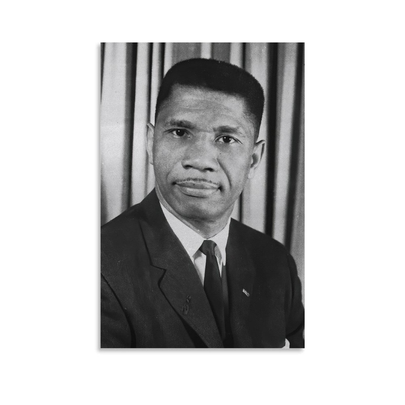 Activists for African-American Civil Rights Medgar Evers Retro Poster ...