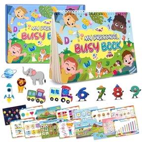 Xueyu Busy Book for Toddlers，Montessori Preschool Learning Activities ...