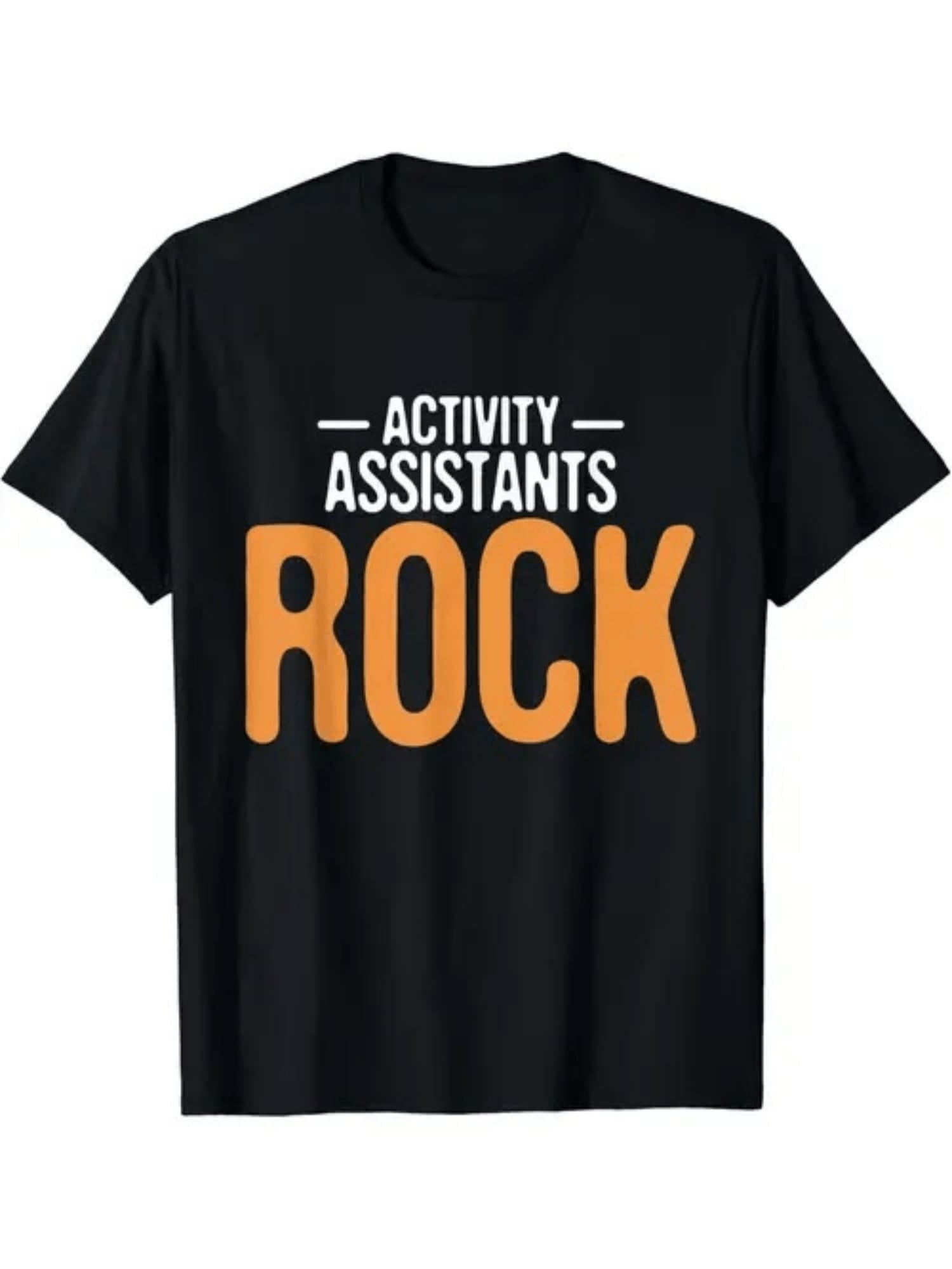 Activity Assistant Pride: A Black T - Shirt Presenting The Words ...