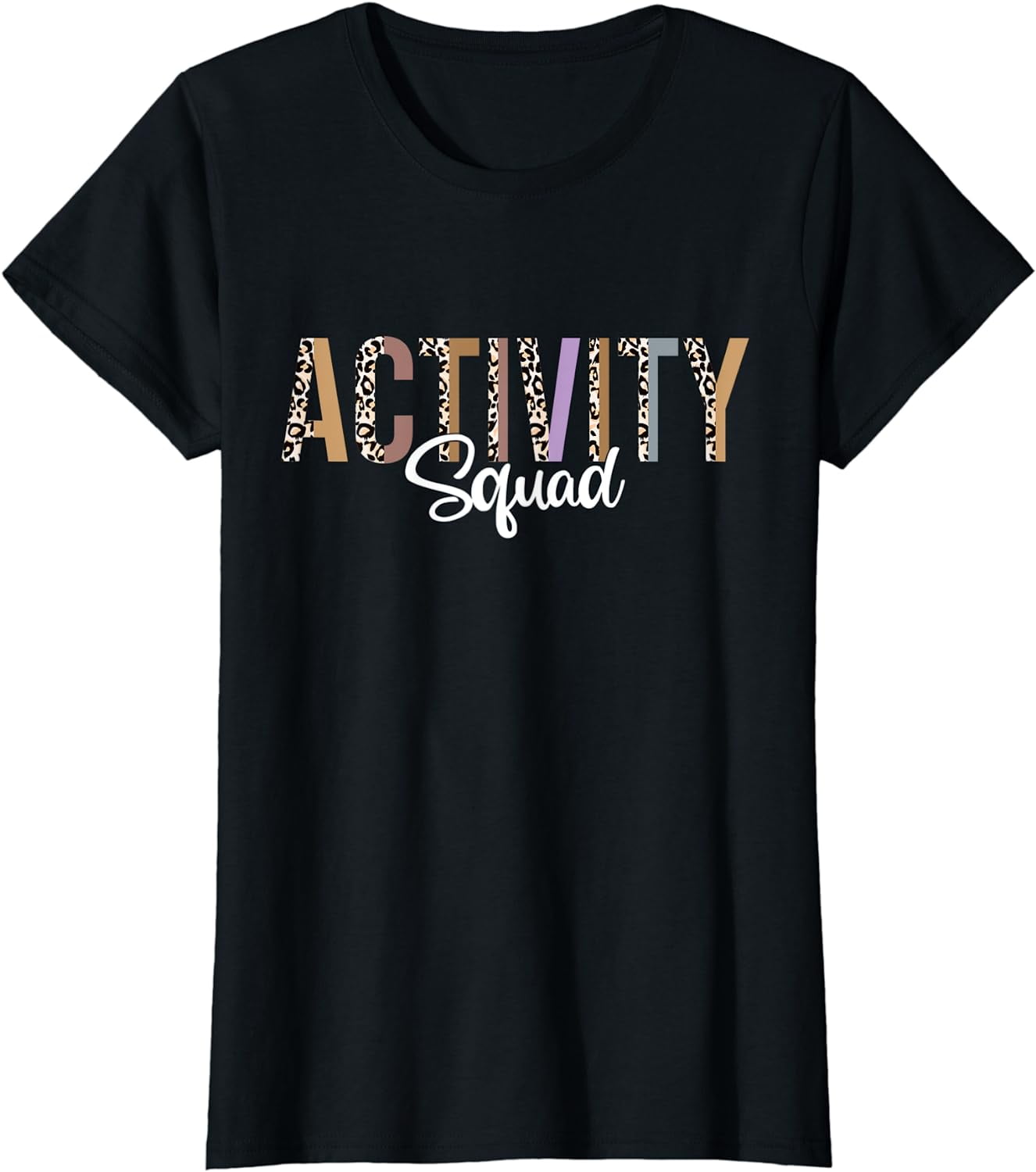 Activity Assistant Squad Professionals Week Leopard Print T-Shirt ...