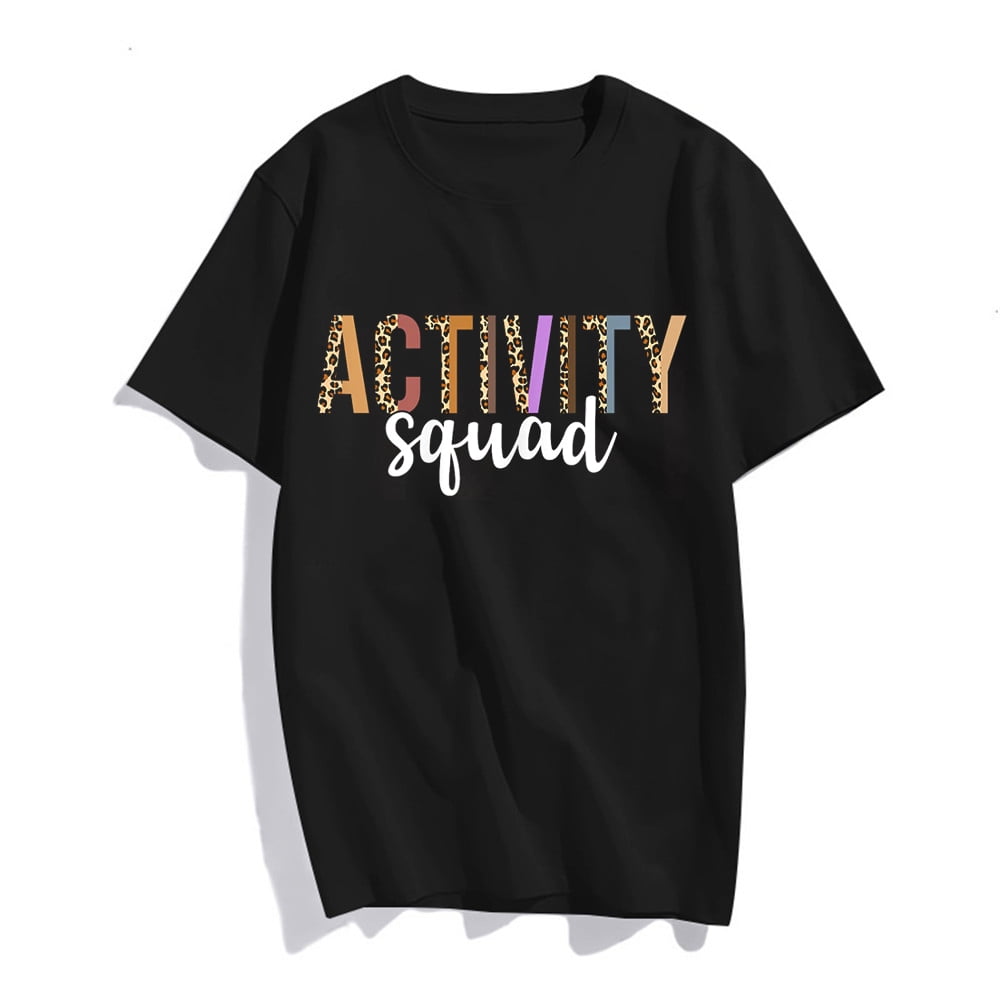 Activity Assistant Squad Professionals Week Leopard Women T-Shirt ...