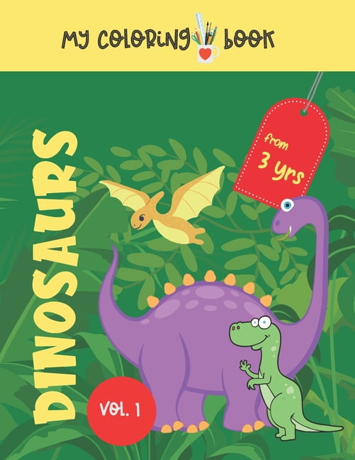 Activity Book for Children: My Coloring Book Dinosaurs : My Coloring ...
