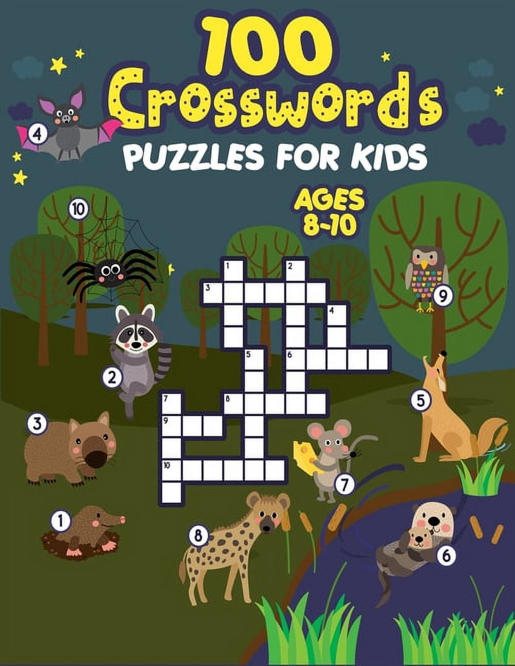 Activity Book for Children's ( Colo 100 Crosswords Puzzles for Kids ...