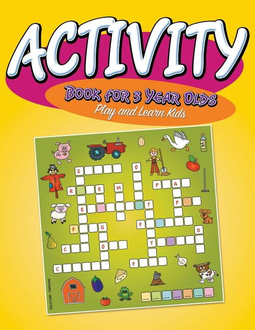Activity Book For 3 Year Olds: Play and Learn Kids, (Paperback ...