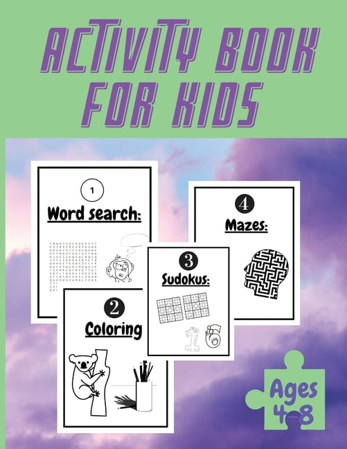 Activity Book For Kids Ages 4-8: Totally Awesome Mazes and Puzzles For ...