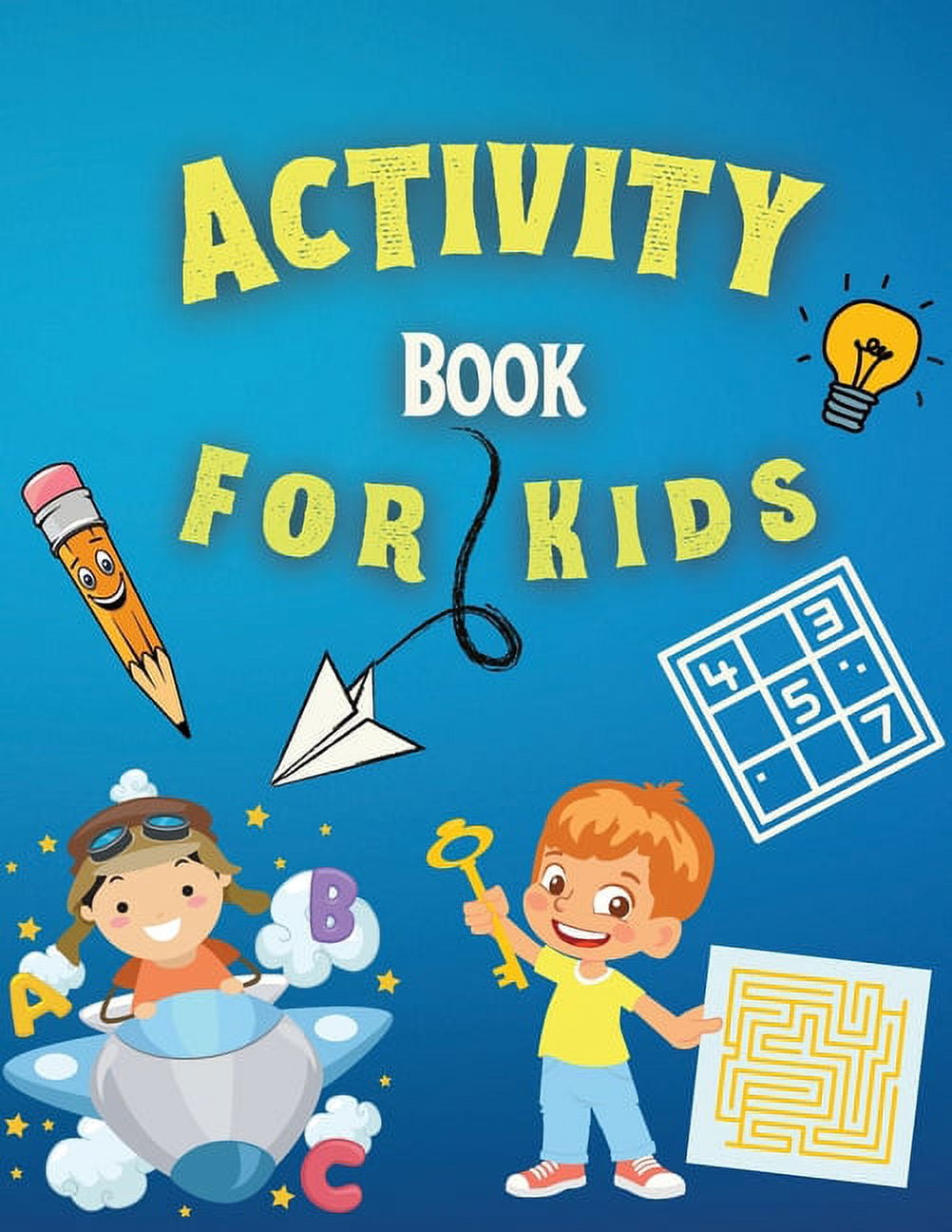 Activity Book For Kids: Amazing Activity Book for Kids 8-12: Find the ...