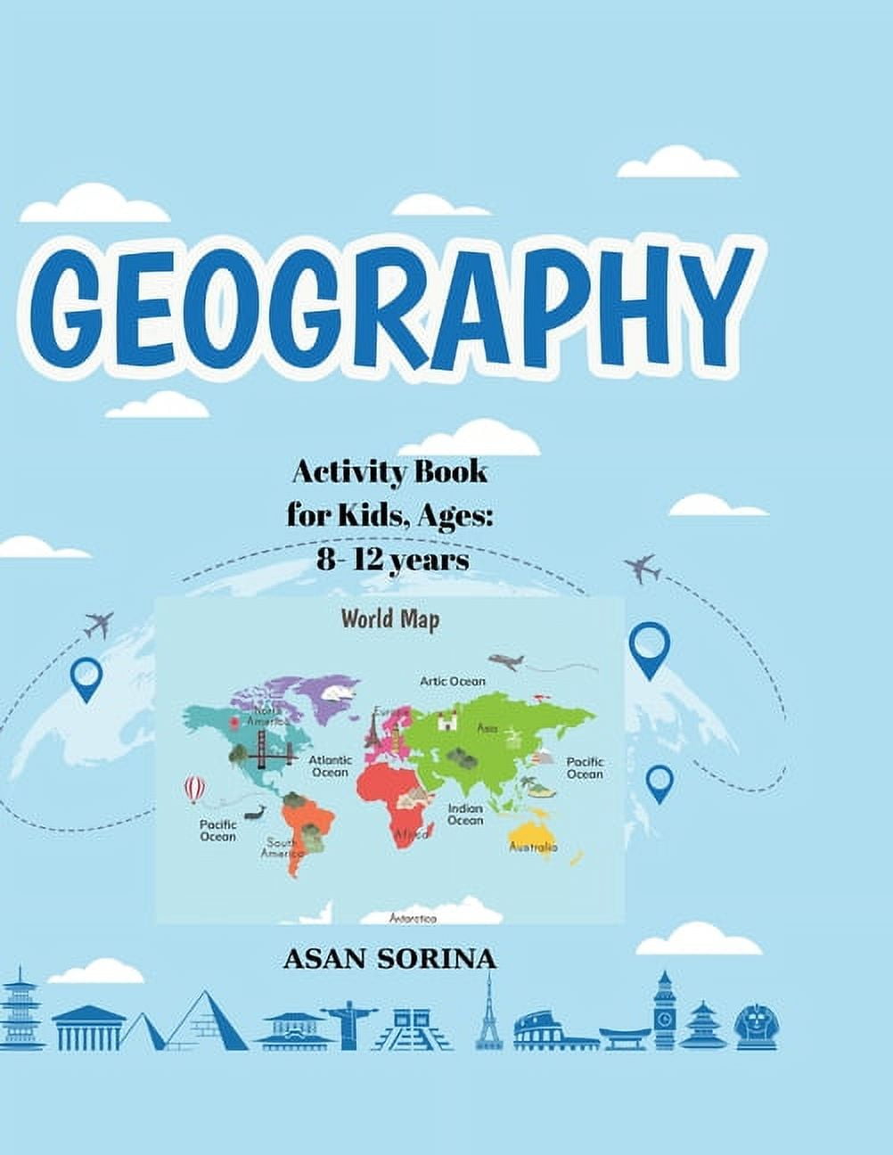 Activity Book for Kids, Ages: 8-12 years, GEOGRAPHY (Paperback ...