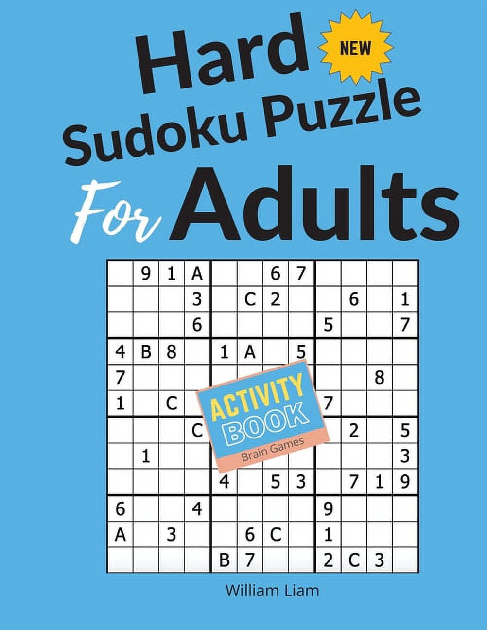Activity Books Hard Sudoku Puzzle 3*4 puzzle grid Brain Game For Adults ...