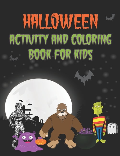 Activity Books for Kids Halloween Activity and Coloring Book For Kids ...