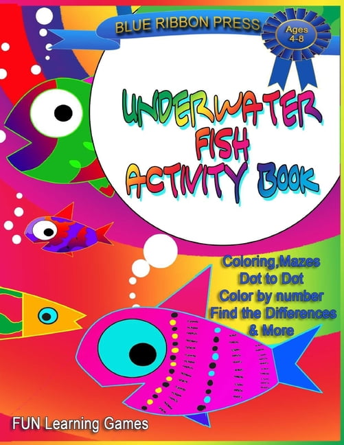 Activity Books and Learning Library for Underwater Fish Activity Book ...
