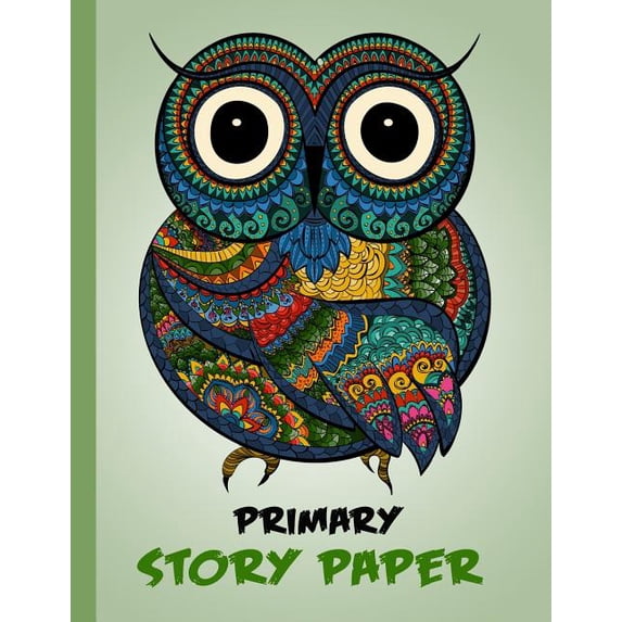 Activity Books Owls: Primary Story Paper : Draw & Write Composition ...