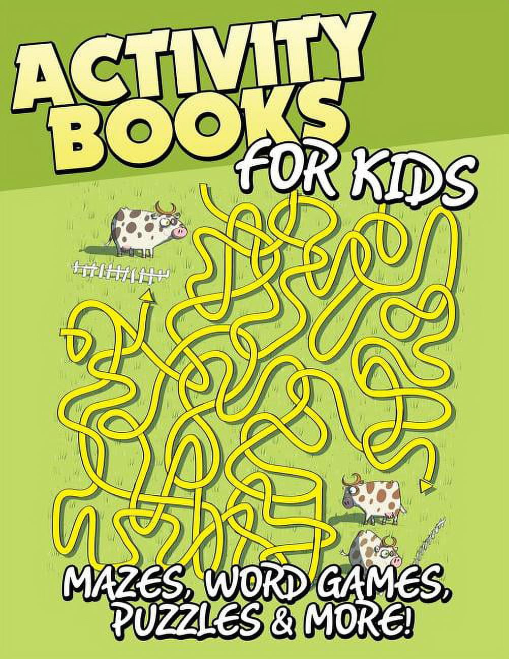 Activity Books for Kids (Mazes, Word Games, Puzzles & More!) (Paperback ...