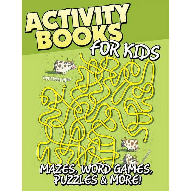 Activity Books for Kids (Mazes, Word Games, Puzzles & More!) (Paperback ...