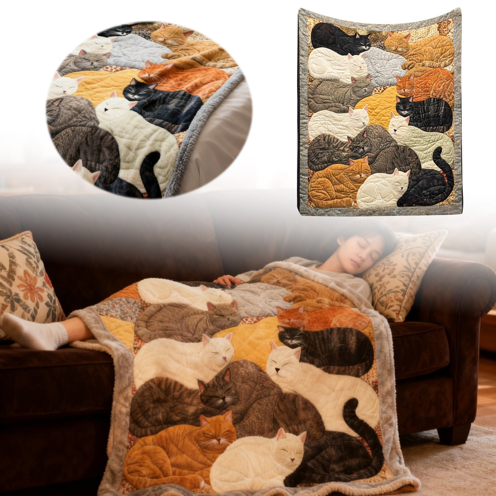 Offer Countdown! Soft Flannel Fleece Throw Blanket For All Season ...