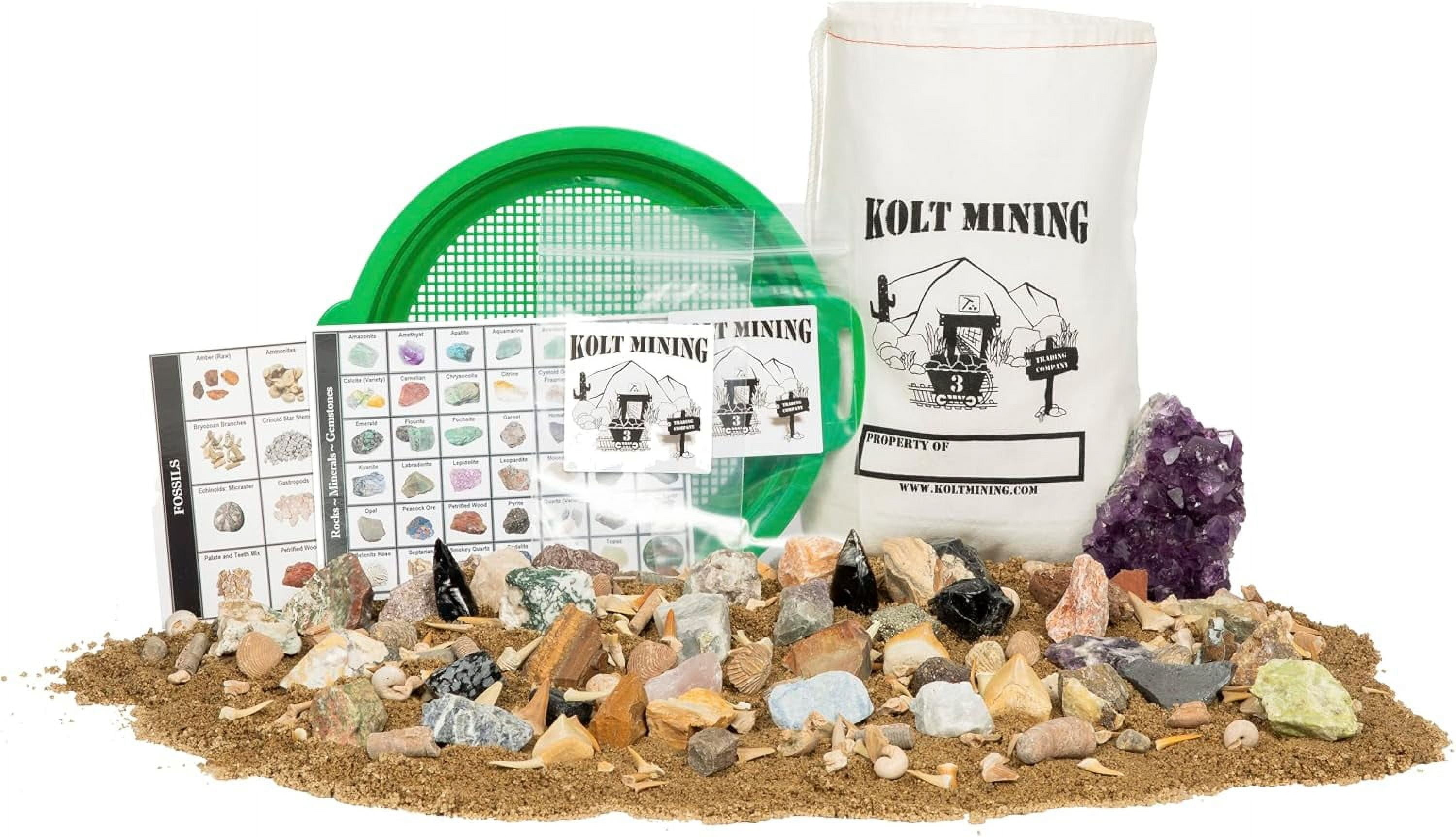 Activity Dig Kit – Emeralds and Gemstone Mix for Kids – Excavate Real ...