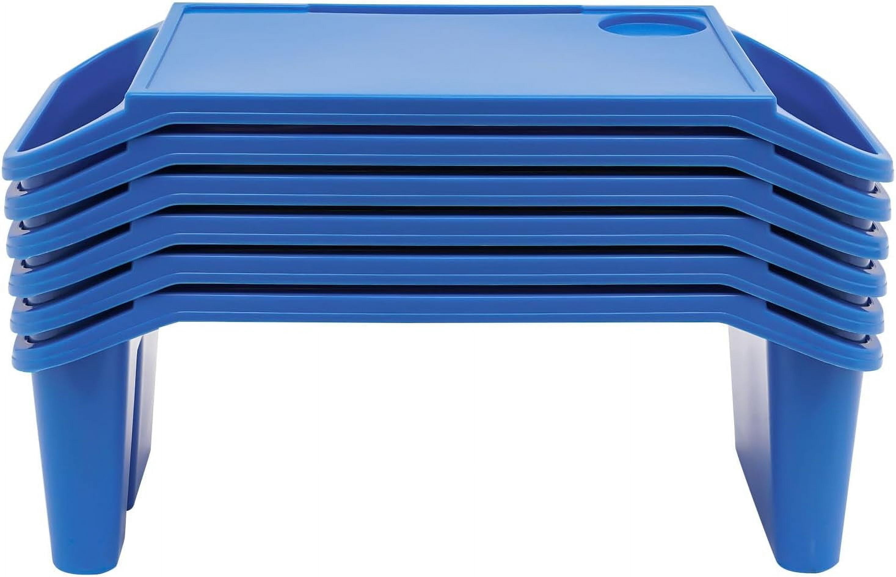 Activity Lap Desk Tray with Storage, Plastic Breakfast Laptop Trays ...