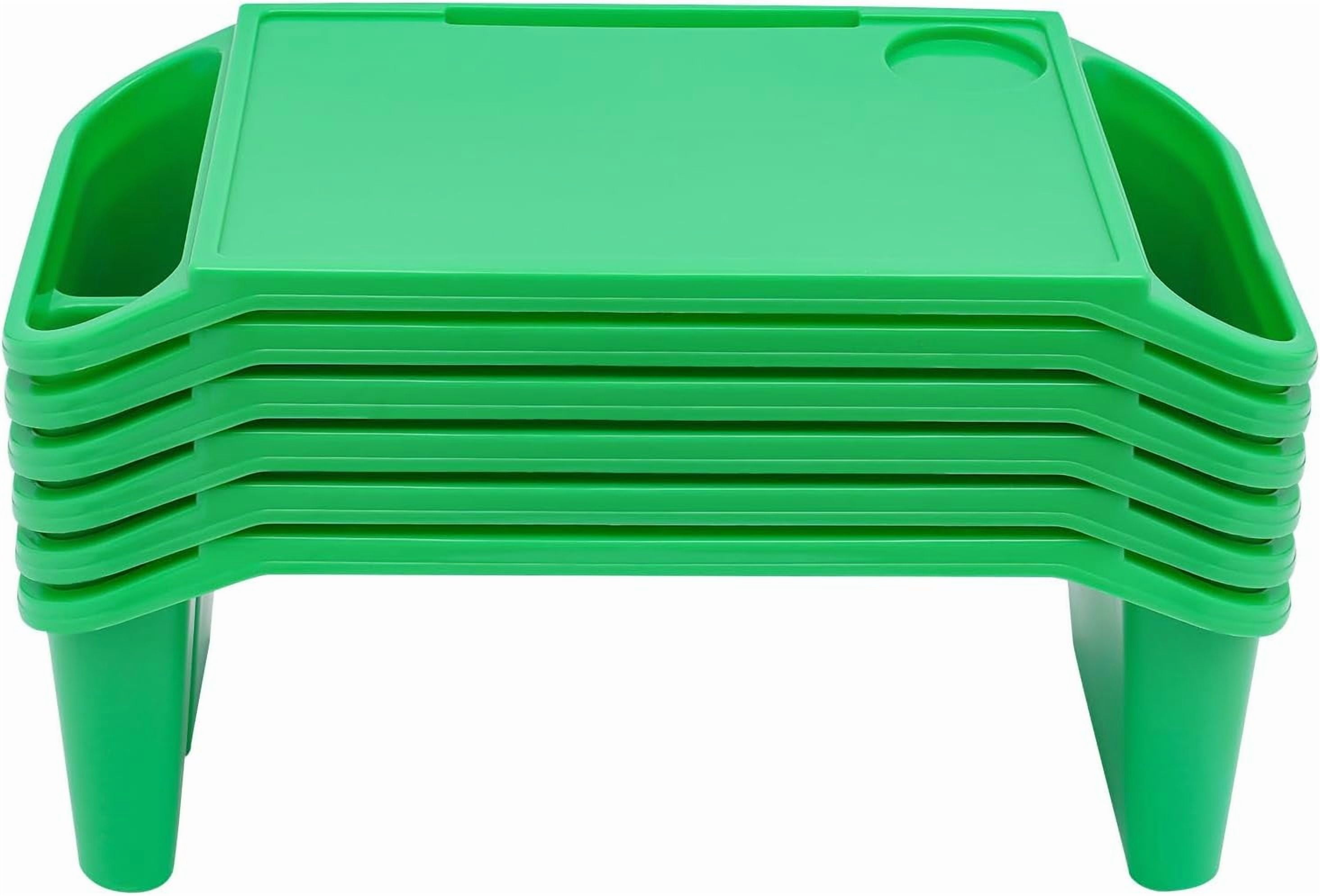 Activity Lap Desk Tray with Storage, Plastic Breakfast Laptop Trays ...
