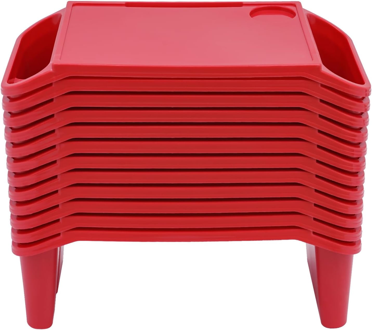 Activity Lap Desk Tray with Storage, Plastic Breakfast Laptop Trays ...