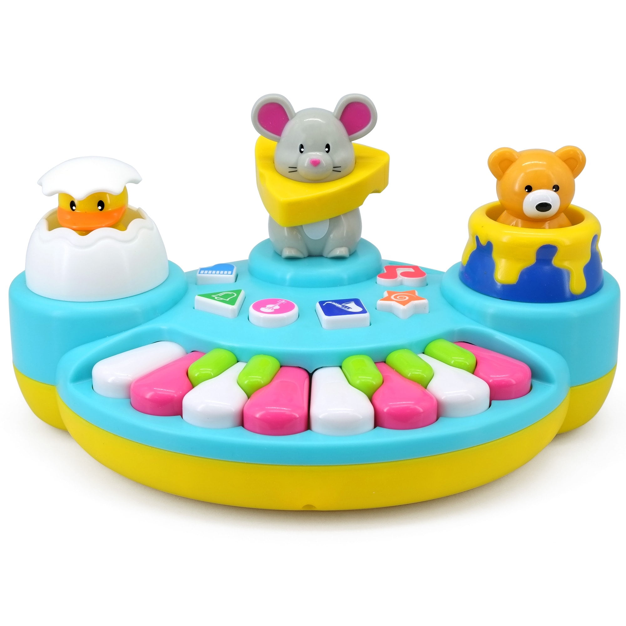 Activity Piano: Musical Buddies - Interactive Sounds Toy, Colorful ...