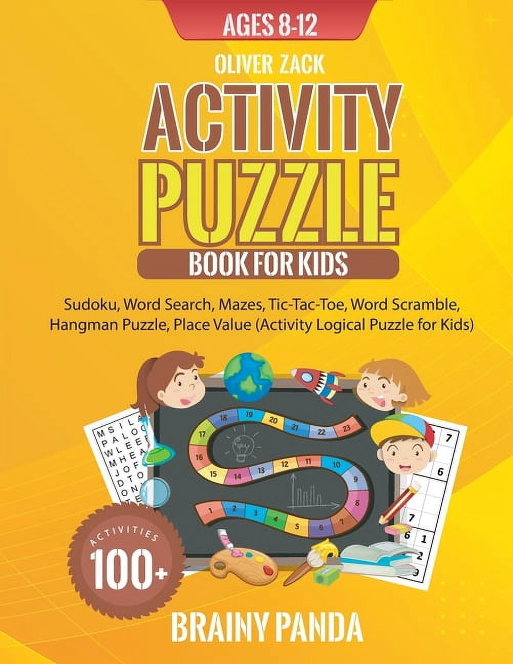 Activity Puzzle Book For Kids Ages 8-12, (Paperback) - Walmart.com
