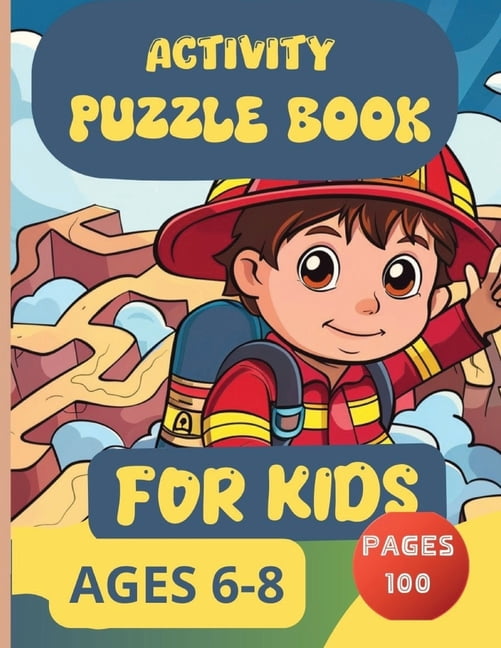 Activity Puzzle Book For Kids ages 6-8: Activity IdeaActivities For ...