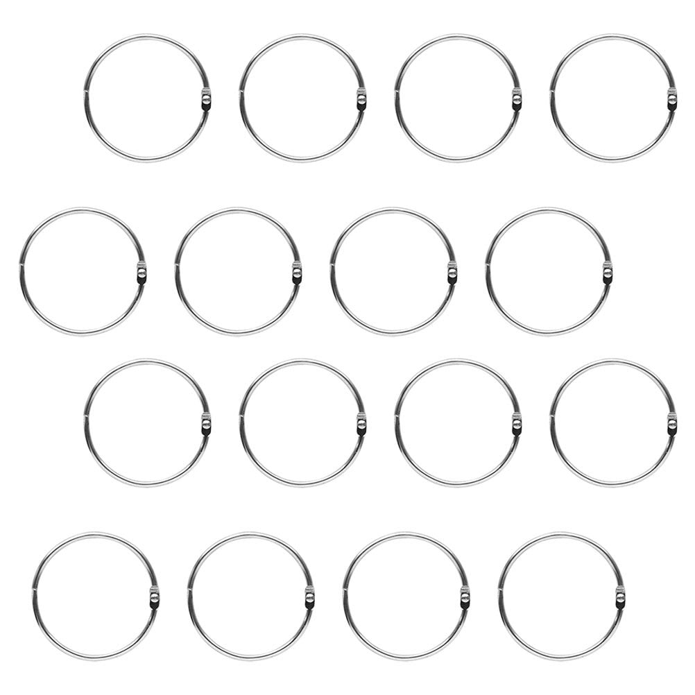 WORGEOUS 1 Leaf Book File Rings Stainless Steel for Scrapbooks ...