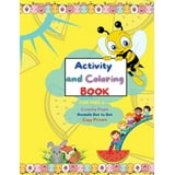 Activity and Coloring Book for Kids 3+, Coloring Pages, Animals Dot to ...