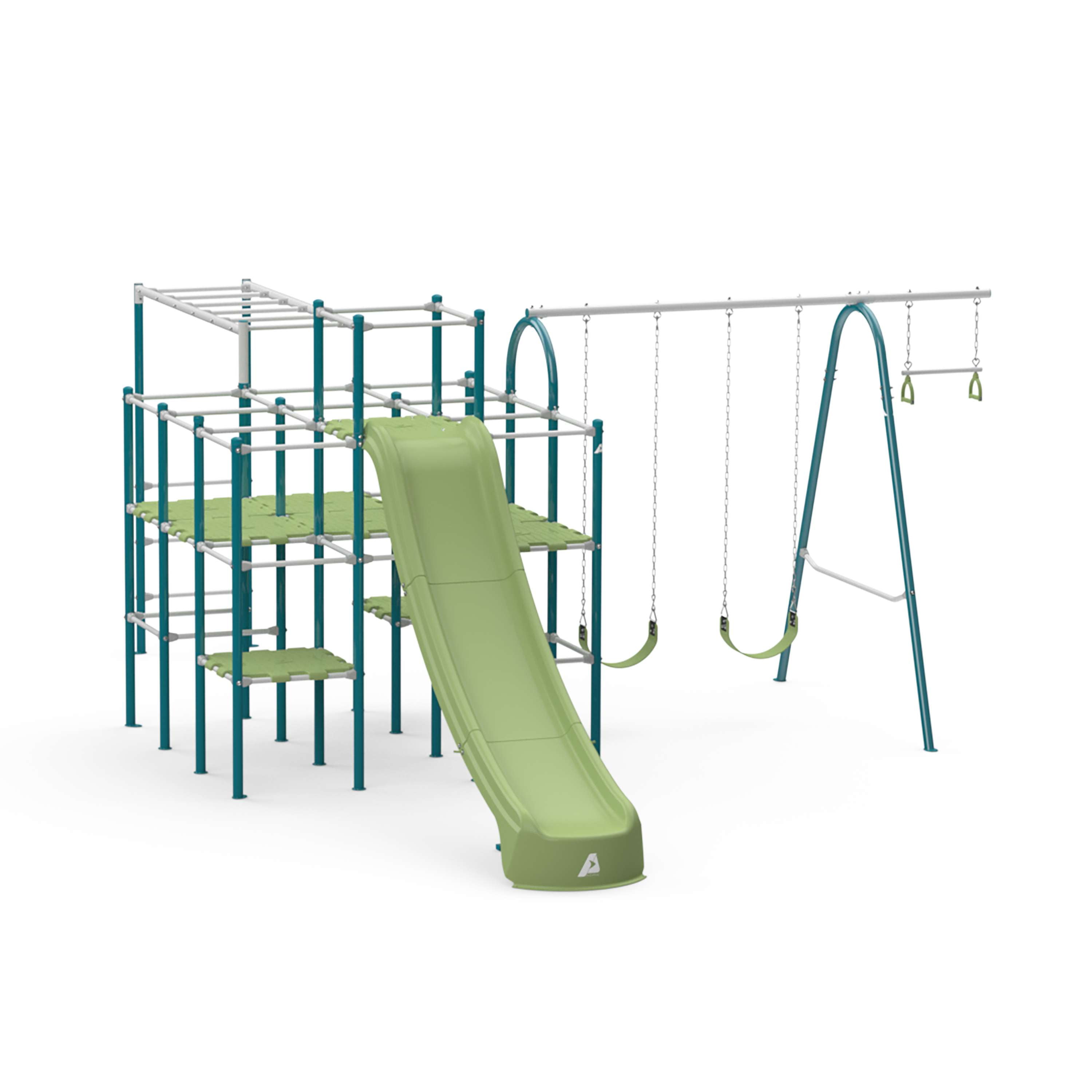 Activplay Modular Lower Kit 1 - Jungle Gym, Slide, Platforms, Swing Set ...