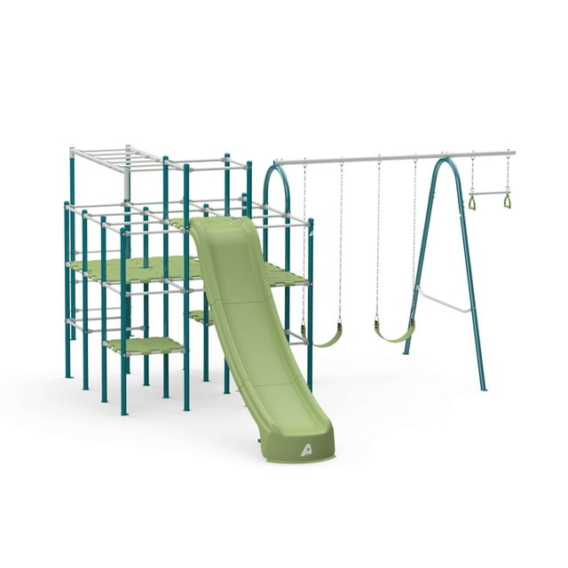 Activplay Modular Lower Kit 1 - Jungle Gym, Slide, Platforms, Swing Set ...