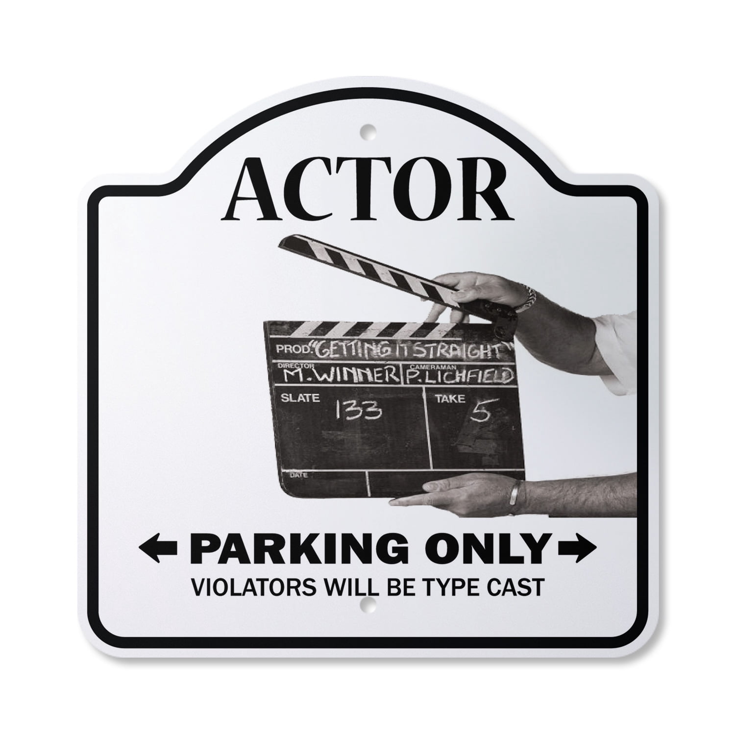 Actor 12" X 12" Sign | Indoor/Outdoor Plastic | SignMission Designer ...