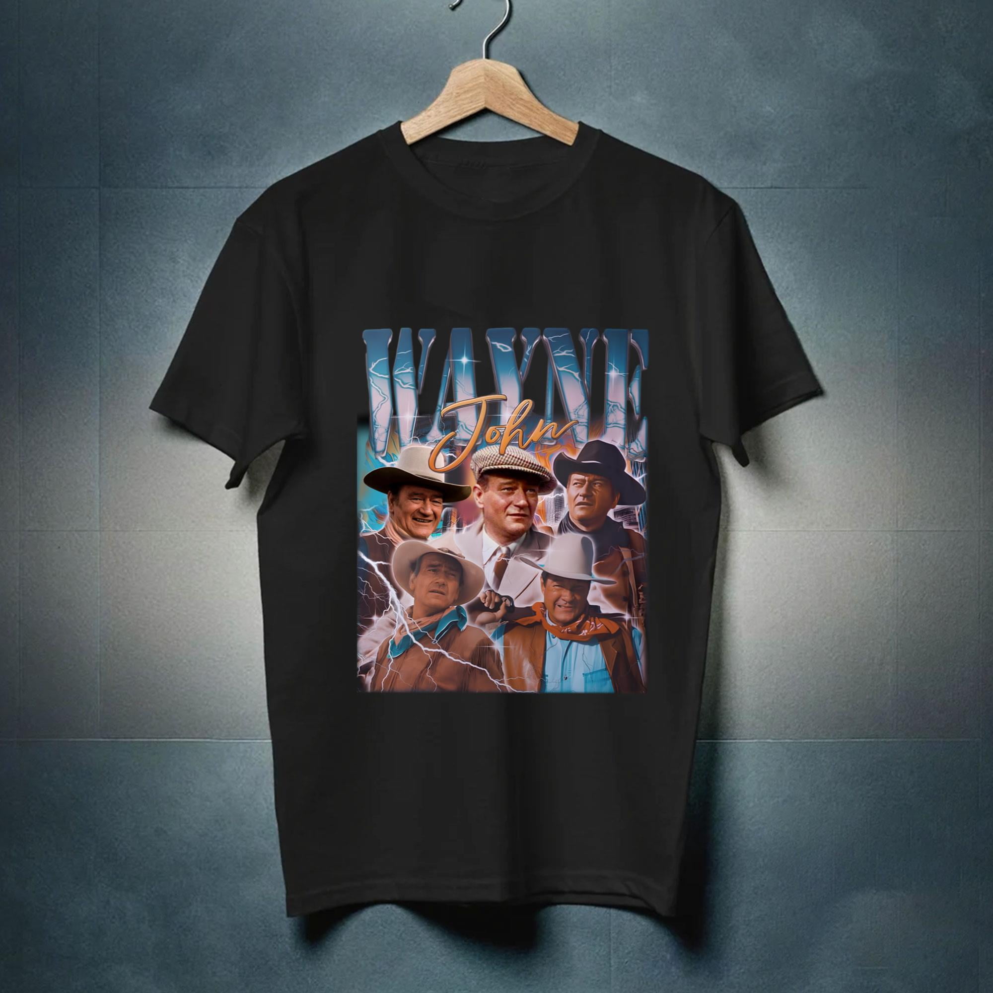 Actor Bootleg JOHN WAYNE Vintage Shirt John Wayne Homage Retro John ...