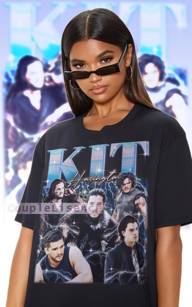 Actor KIT HARINGTON Shirt | Kit Harington Homage Fan Tees | Kit Harington Homage Retro | Kit ...
